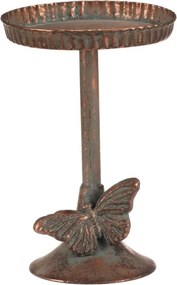 Kovový svícen 20 cm měděný FUP563-M