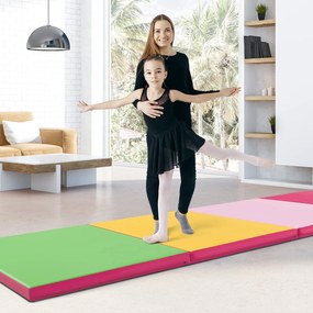 Costway 300 x 117 x 5 cm měkká podlahová rohož z umělé kůže