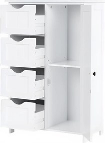 Skříňka/regál, bílá, STORMI