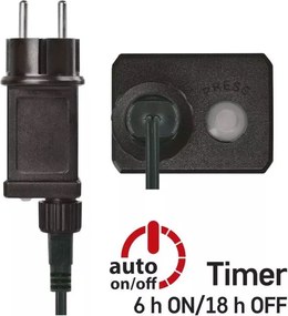 EMOS LED venkovní řetěz - kuličky 8m, multicolor, časovač D5AM02