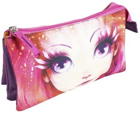 _Ostatní 1_ Školní holčičí penál Nebulous na zip 3 kapsičky 23x13cm 2100002598