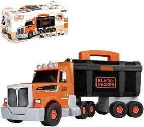 SMOBY Kamion s nářadím a vrtačkou Black+Decker / Jeřáb / 43 cm / od 3