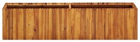 Zahradní vyvýšený záhon 200 x 30 x 50 cm masivní akáciové dřevo,  45926