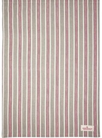 GreenGate Kuchyňská utěrka Ivah Stripe Beige-50x70cm