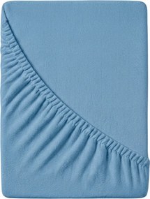 Froté prostěradlo EXCLUSIVE modré 90 x 200 cm