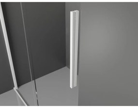 Mexen Velar, posuvné dveře do otvoru 90x200 cm, 8mm čiré sklo, bílá, 871-090-000-01-20