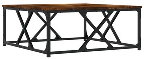 Konferenční stolek kouřový dub 70 x 70 x 30 cm kompozitní dřevo - Default Title