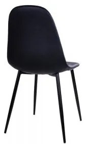 Jídelní židle STOCKHOLM černá, černá podnož House Nordic 1001118