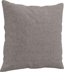 2místná pohovka s polštáři taupe 140 cm textil 3200916