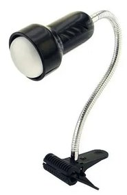 Temar | Lampa s klipem LOLEK 1xE14/24W/230V černá | TM0082