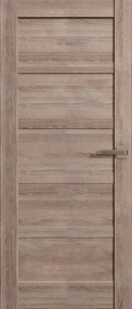 Interiérové dveře vasco doors BRAGA plné, model 1 Průchozí rozměr: 70 x 197 cm, Orientace dveří: Levé dveře, Dekor: Dub šedý