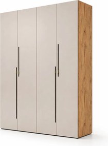 Skříň 4D 160 cm dub appalačský / kašmír Space