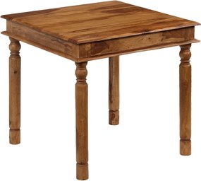 PerfektníDomov Jídelní stůl Marlo - masivní dřevo | 80x80x77 cm