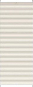 Plisovaná roleta 70 x 200 cm krémová 240632