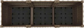 Vyvýšený záhon 120 x 40 x 38 cm polypropylen 316517