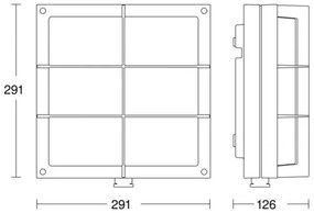 STEINEL 053031- LED Venkovní nástěnné svítidlo se senzorem L691 LED/9W/230V IP44