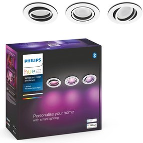 Stropní světlo philips hue centura bílé 3ks