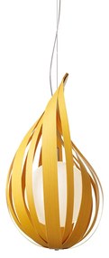 Designové závěsné svítidlo ve tvaru kapky Raindrop  Designové závěsné svítidlo ve tvaru kapky Raindrop Dekor: Žlutý, Průměr a výška: ø 220 mm x 360 mm