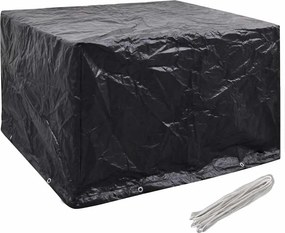 Plachty na zahradní nábytek 2 ks 8 oček 135 x 135 x 90 cm 279127