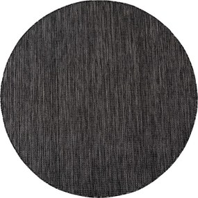 Černý kulatý vnitřní a venkovní koberec ø 120 cm Mira 1450 – Ayyildiz Carpets