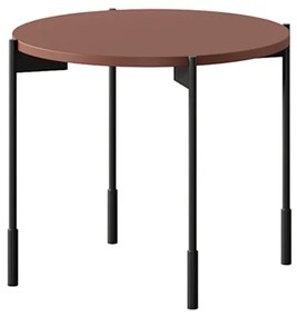 Kulatý kávový stolek Sonatia 45 cm - burgund