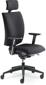 LD seating Lyra 237-SYS - Kancelářšká židle  - koženka bílá