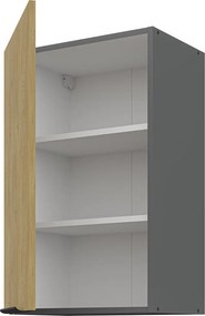 CREMONA ac | horní skříňka 45 G-72 1F policová | 45 cm | antracit/cremona