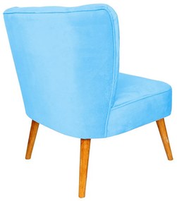 Atelier del Sofa Křeslo Moon River - Turquoise, Tyrkysová