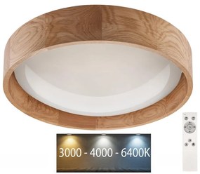 Brilagi | Brilagi - LED Stmívatelné stropní svítidlo MANAROLA LED/24W/230V dub + DO 3000-6500K | BG0004