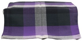 Ubrus  fialovočerná kostra - 90 x 90 cm, 100% bavlna