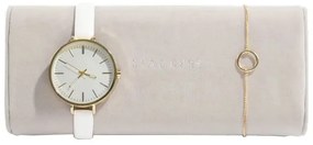 Stackers, Polštář na hodinky do šperkovnice Grey Velvet Watch/Bracelet Pad | šedobéžová 73770