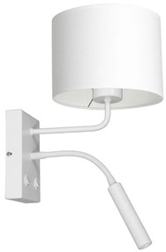 Luminex | Nástěnná lampa ARDEN 1xE27/60W+1xG9/8W/230V bílá | LU3423