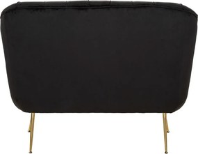 Designová pohovka Jagienka 130 cm černá