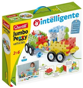 Quercetti Jumbo Peggy Vehicles Stavebnice pro nejmenší