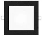 LED panel Mivvy Slim IP44 115 x 115 mm stmívatelný DALI - černá, 3000 K, 745 lm