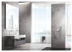 Grohe Rainshower 310 SmartActive - Set hlavové sprchy s 2 režimy proudu, chrom 26475000