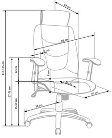 Kancelářská židle ORVI černá