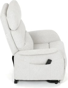 Polohovací křeslo béžové, elektrické TV-L8960 CRM2