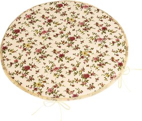 Bellatex Sedák Adéla kulatý hladký Růžová 40 cm, (průměr)