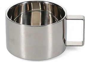 Šálky v sadě 2 ks na cappuccino z nerezové oceli ve stříbrné barvě 200 ml Oryn – S|P Collection