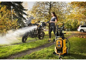 Riwall PRO REPW 180 RC SET elektrická tlaková myčka 180 barů s dálkovým ovládáním a příslušenstvím
