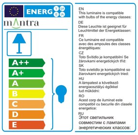 MANTRA Designové závěsné světlo ze skla SONATA 6697