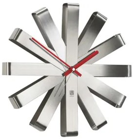 Nástěnné hodiny Ribbon Stainless Steel Umbra