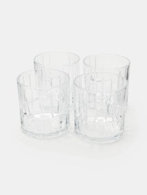 Sinsay - Sklenice s reliéfním vzorem 4 pack - clear