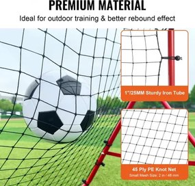 odrazová síť na odraz na fotbal, zpětný ráz 99,1 × 99,1 cm