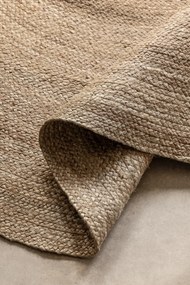 Hanse Home, Kusový koberec Jute Braided 106006 Grey Brown kruh, 100x100 (průměr) kruh, hnědá, chodba / předsíň