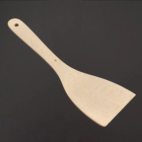 AMADEA Dřevěná obracečka prohnutá velká, masivní dřevo, 32 cm