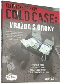 ThinkFun Odložené případy: Vražda s úroky / počet hráčů 1-4 / od 14 le