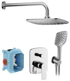 Ravak Classic sprchový systém pod omítku s pákovou baterií chrom X07S016