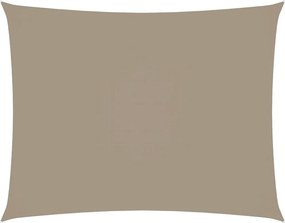 Stínící plachta oxfordská látka obdélníková 3,5 x 5 m taupe 135435